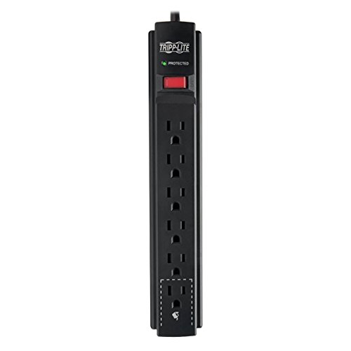 Tripp Lite Protect It! 6-Outlet Surge Protector w/ 15ft Cord, 790 Joules - Black