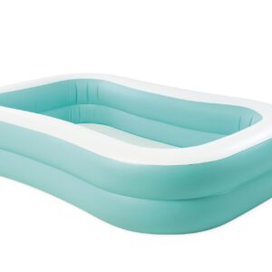 INTEX 57181EP Swim Center Inflatable Family Pool: 159 Gallon Capacity – 90" x 60" x 19" – Color May Vary