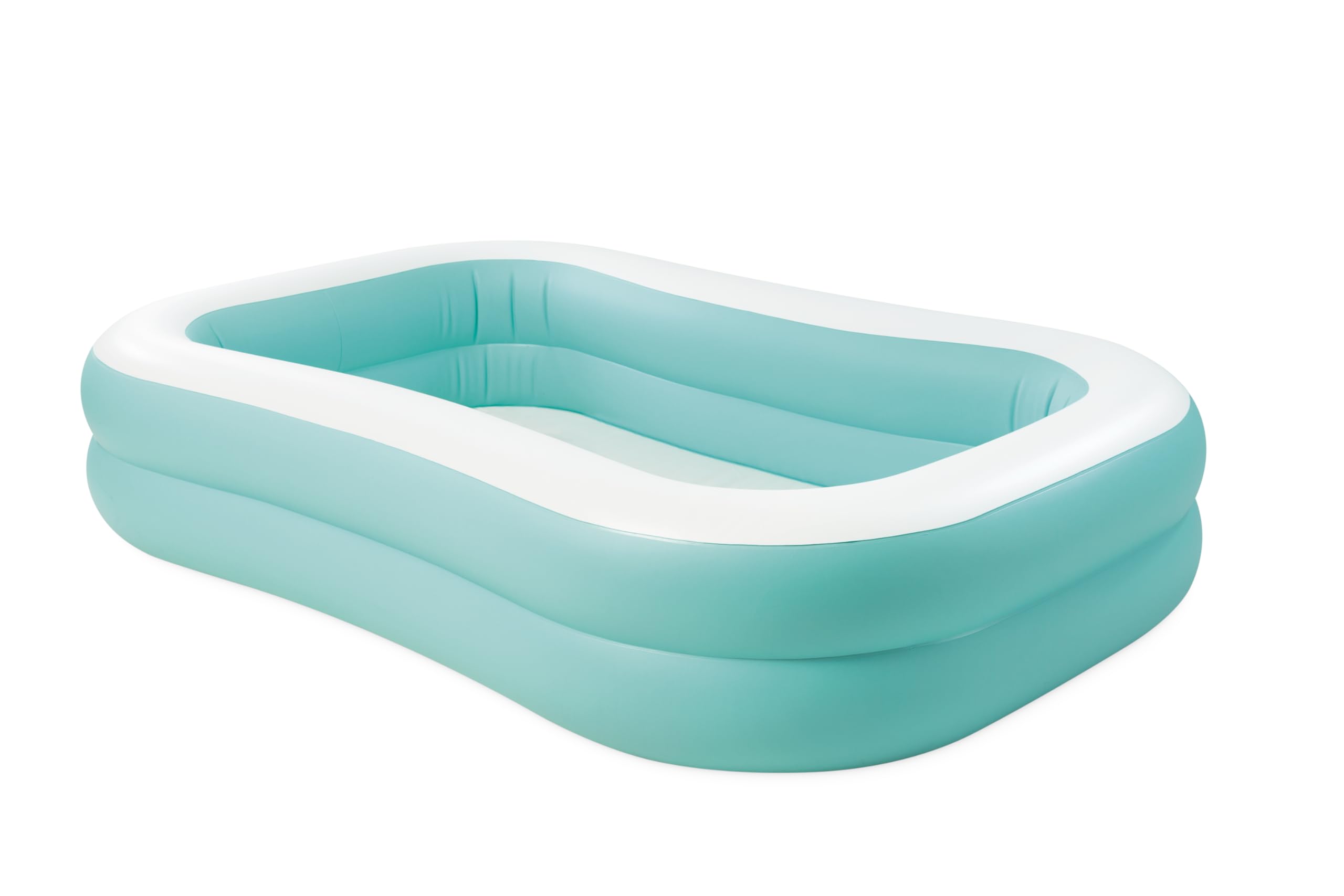 INTEX 57181EP Swim Center Inflatable Family Pool: 159 Gallon Capacity – 90" x 60" x 19" – Color May Vary