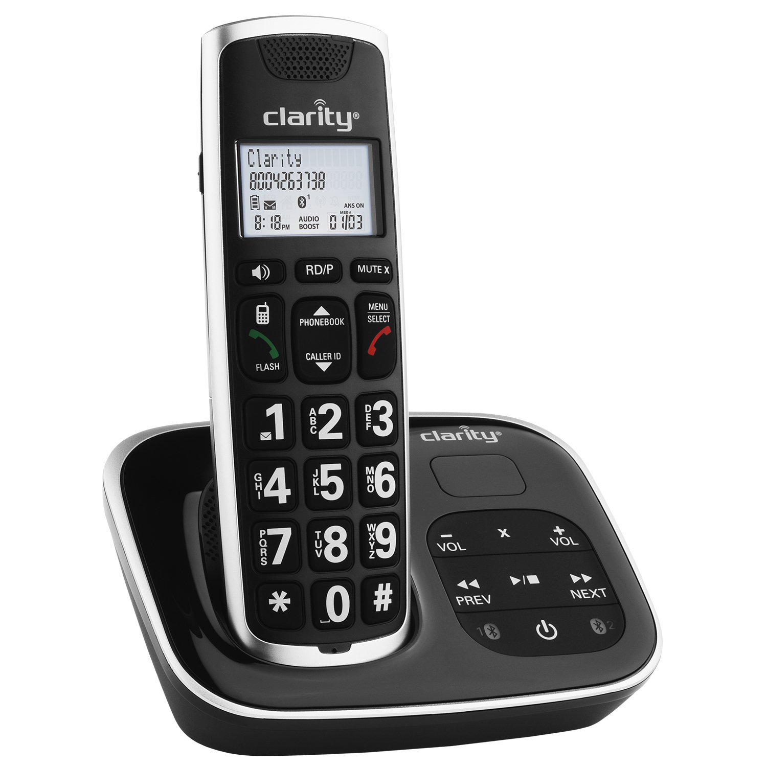 Clarity 59914.001 BT914 Severe Hearing Loss Cordless Amplified Phone