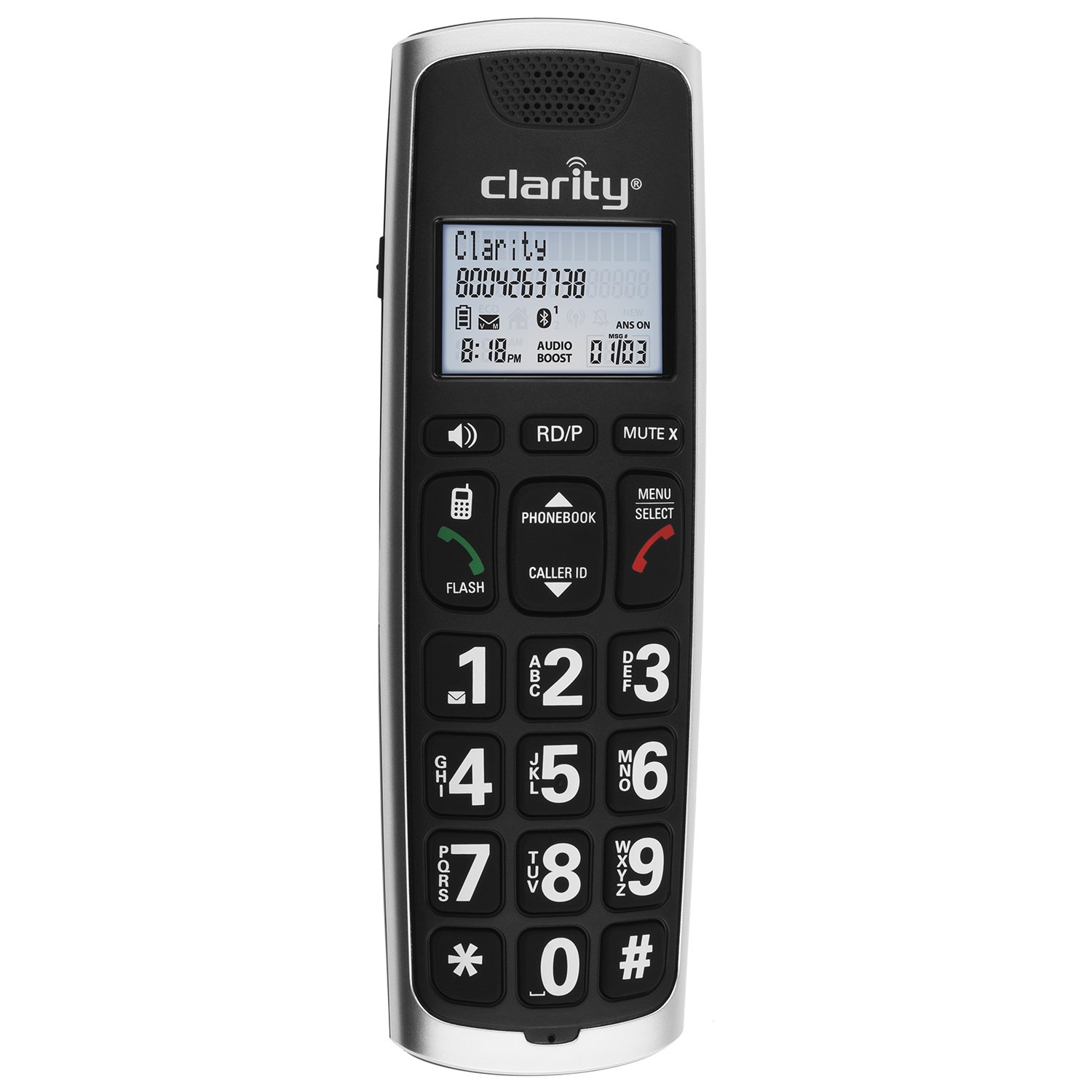 Clarity 59914.001 BT914 Severe Hearing Loss Cordless Amplified Phone