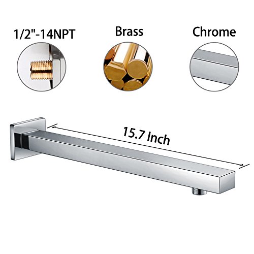 SR SUN RISE Universal Showering Components Shower Arm Polished Chrome