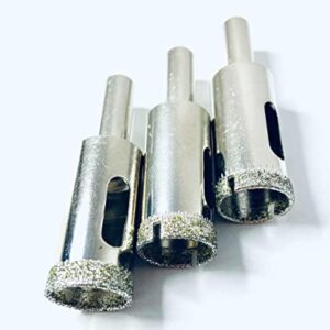 DrillGlass 9/16" Diamond Core Drill Bit (3 Pack) for Glass and Tile | Free Beginner's Drilling Guide | You’ll Drill Glass and Tile (916DHS-3)