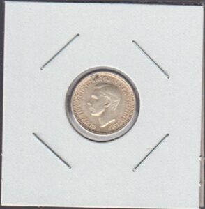 1943 australia classic head threepence choice uncirculated