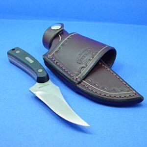 Custom Cross Draw Leather Knife Sheath for Schrade Old-timer sharp Finger Style Knife Number 15 20t.