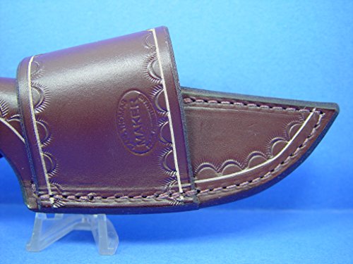 Custom Cross Draw Leather Knife Sheath for Schrade Old-timer sharp Finger Style Knife Number 15 20t.