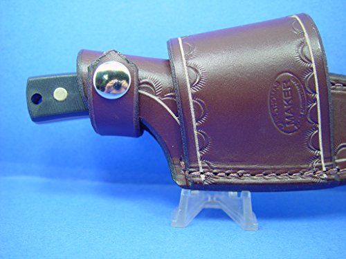 Custom Cross Draw Leather Knife Sheath for Schrade Old-timer sharp Finger Style Knife Number 15 20t.