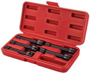 sunex 2625 1/2" drive head bolt socket set, 5-piece