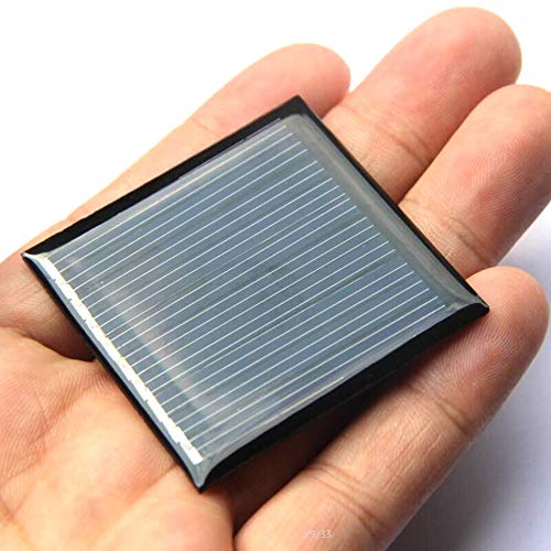 10Pcs 2V 60mAh 0.12W 45X45mm Micro Mini Power Small Solar Cell Panel Module for DIY Solar Light Phone Charger Flashlight