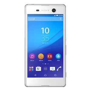 Sony Xperia M5 E5653 16GB 5-inch 4G LTE Factory Unlocked (WHITE) - International Stock No Warranty