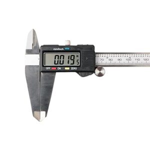 exgizmo electronic digital caliper 300mm, stainless steel 12 inch caliper measuring tool, digital vernier caliper gauge ruler, easy switch in sae (inch) or metric (mm)