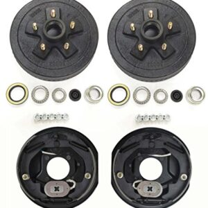 Trailer 5 on 4.5" B.C. Hub Drum Kits with 10"x2-1/4" Electric Brakes for 3500 Lbs Axle