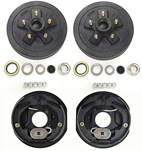 Trailer 5 on 4.5" B.C. Hub Drum Kits with 10"x2-1/4" Electric Brakes for 3500 Lbs Axle