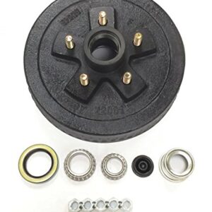 Trailer 5 on 4.5" B.C. Hub Drum Kits with 10"x2-1/4" Electric Brakes for 3500 Lbs Axle