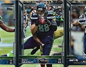 Seattle Seahawks 2015 Topps Complete Regular Issue 23 Card NFL Team Set Including Russell Wilson, Marshawn Lynch, Richard Sherman and Others