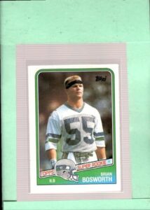 1988 topps 144 brian bosworth nm-mt