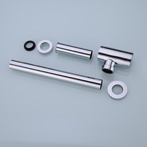 iOrange Chrome P-TRAP Brass Basin Sink Waste Trap Drain Kit