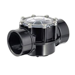 hayward pscv2s2dgr pvc check valve, dark gray