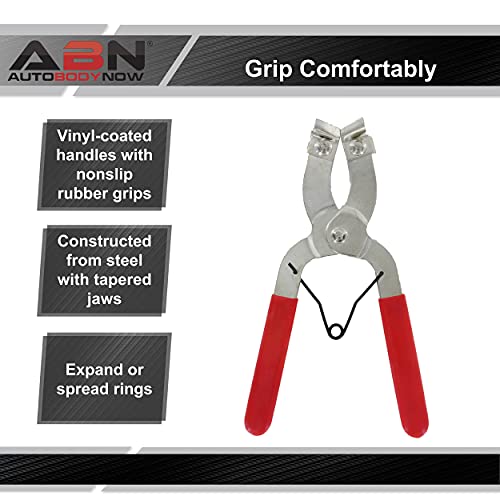 ABN Adjustable Piston Installer Pliers – Piston Ring Spreader – Expander Plier Tool for Installation 3/64 to 1/4in