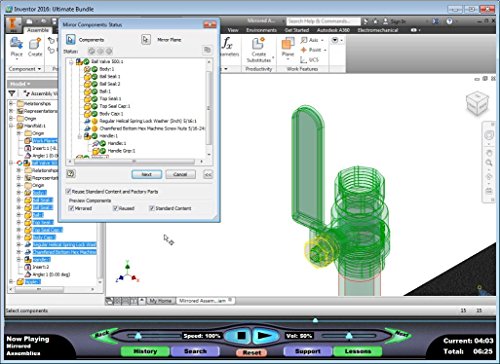 Autodesk Inventor 2016: Assemblies and Advanced Concepts – Video Training Course