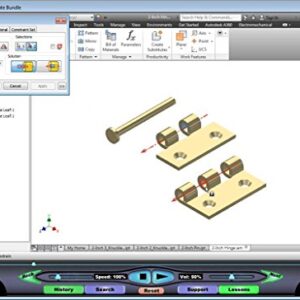 Autodesk Inventor 2016: Assemblies and Advanced Concepts – Video Training Course