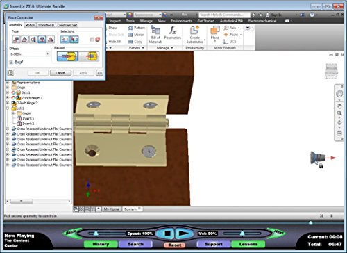 Autodesk Inventor 2016: Assemblies and Advanced Concepts – Video Training Course