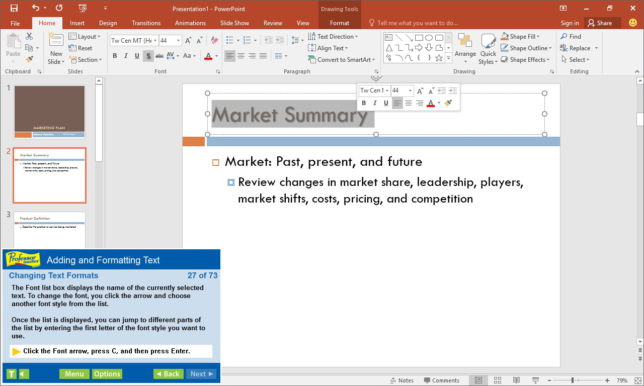 Professor Teaches PowerPoint 2016 [Download]