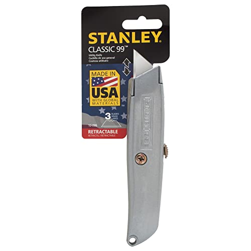 Stanley 10-099 6 in Classic 99 Retractable Utility Knife, 36-Pack