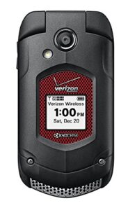 kyocera duraxv+ e4520 ptt, black 4gb (verizon)