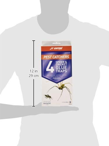 J T Eaton 646437141239 JT Eaton 844 Pest Catchers Large Spider and Cricket Size Attractant Sc