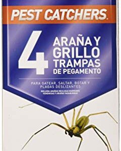 J T Eaton 646437141239 JT Eaton 844 Pest Catchers Large Spider and Cricket Size Attractant Sc