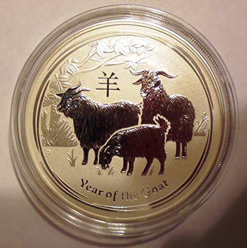 2015 Australia 1 oz Silver Lunar Goat Series 2 $1 Mint State