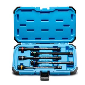 capri tools 30083 torque limiting extension bar set (5 piece), 65-140 ft. lbs., 1/2 in. drive