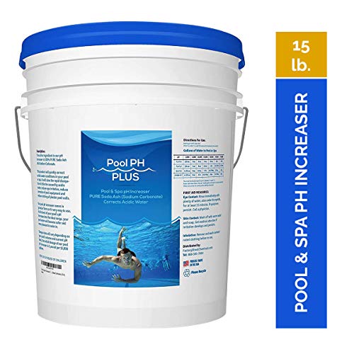 pH Increaser for Hot Tub & Pool | Pure Soda Ash, Sodium Carbonate | 15 lb