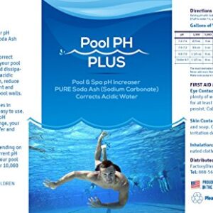 pH Increaser for Hot Tub & Pool | Pure Soda Ash, Sodium Carbonate | 15 lb