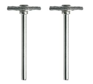 dremel 428-02 carbon steel brushes (2 pack), 3/4" diameter