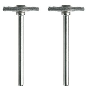 Dremel 428-02 Carbon Steel Brushes (2 Pack), 3/4" Diameter