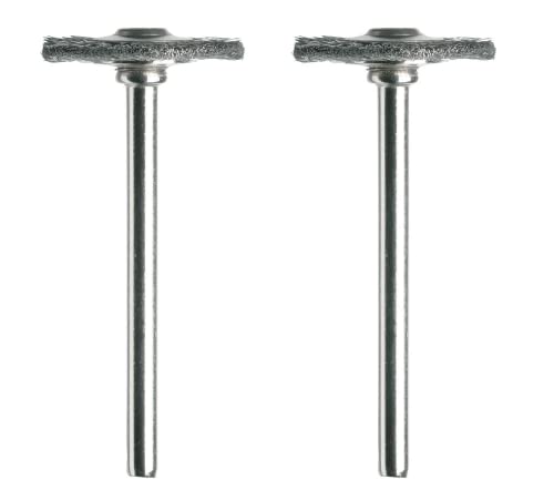 Dremel 428-02 Carbon Steel Brushes (2 Pack), 3/4" Diameter