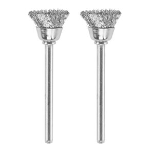 dremel 442-02 carbon steel brushes (2 pack), 1/2" diameter