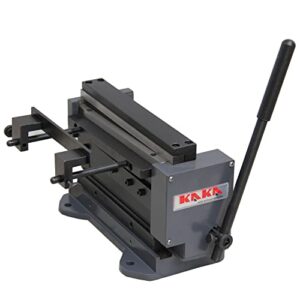 kaka industrial 8"mini 8-inch manual mini shear and brake combination, high quality miniature compact manual sheet metal brake and shear combination