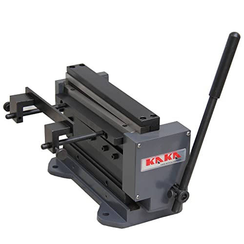 KAKA INDUSTRIAL 8"MINI 8-Inch Manual Mini Shear and Brake Combination, High Quality Miniature Compact Manual Sheet Metal Brake and Shear Combination