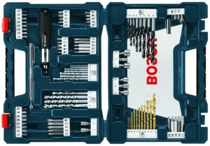 bosch ms4091 91-piece drilling and driving mixed set with included case for applications in wood, metal, masonry