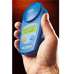 misco pa202 palm abbe digital handheld refractometer, brix scale 0-85.0, refractive index, sugar content- no armor jacket