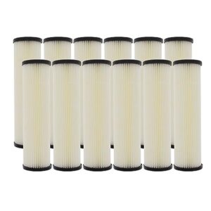 pentek s1 20 micron standard 10 x 2.5 inch pleated sediment water filter 12 pack