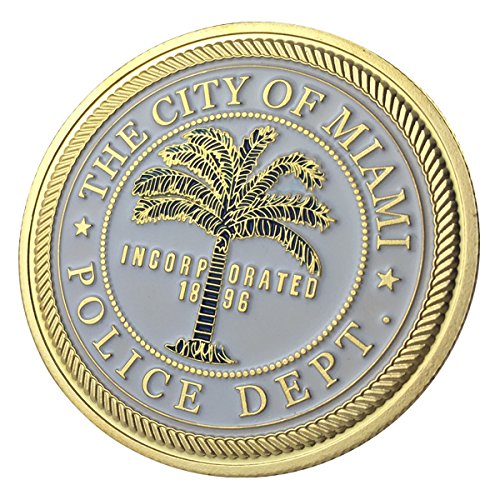 Miami Police Department / MPD G-P Challenge coin 1124#