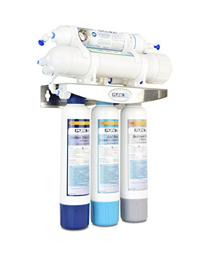 PureT E3RO550-EZ Slim Reverse Osmosis Water Filter System - 50 Gallons Per Day