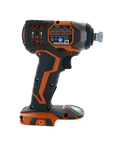 Ridgid R86034 X4 18V Lithium Ion 1750 LBS Torque 1/4 Inch Hex Shank Impact Driver (Battery Not Included, Power Tool Only)