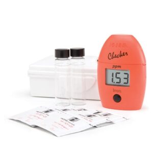 combo pack! hanna instruments hi721 iron checker hc handheld colorimeter 0.00 to 5.00 ppm range plus (1) hi 721-25 (25 reagents)