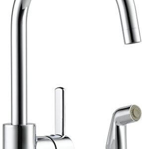 Peerless Precept Single-Handle Kitchen Sink Faucet with Side Sprayer, Chrome P199152LF