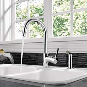 Peerless Precept Single-Handle Kitchen Sink Faucet with Side Sprayer, Chrome P199152LF